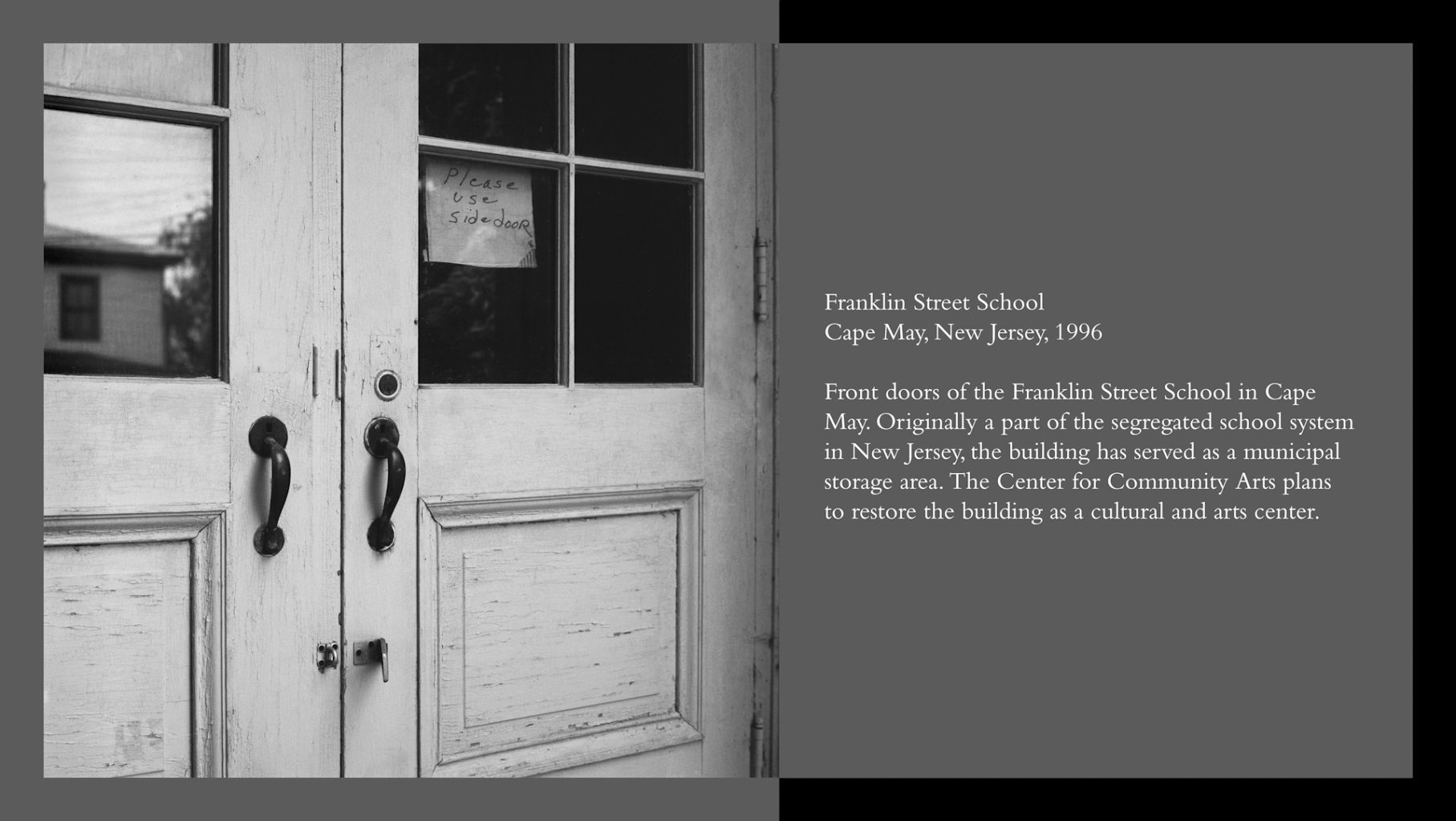 Small Towns, Black Lives, a project by photographer Wendel White.